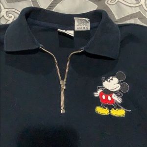 Disney | Tops | Vintage Mickey Mouse Long Sleeve Polo | Poshmark